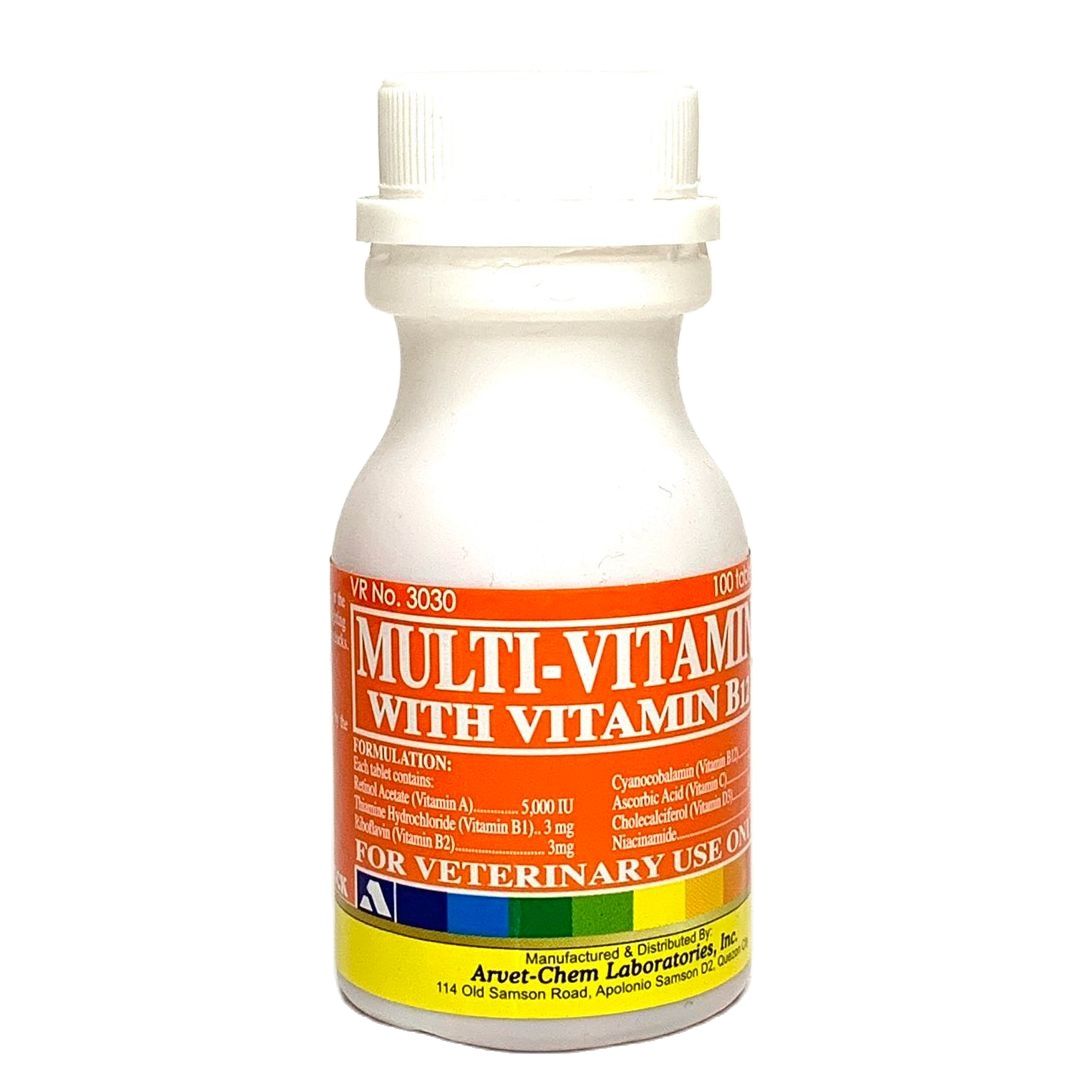 [FCR AGRIVET] ARVET MULTIVITAMIN WITH B12 FOR DOG CAT CHICKEN PIGEON ...