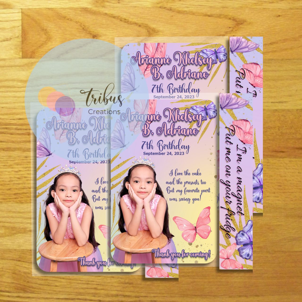 Butterfly Theme Ref Magnet Souvenir (Glittery) | Lazada PH