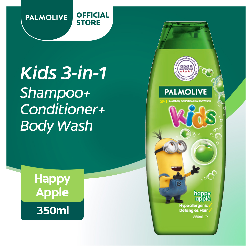 Palmolive Kids Minions 3-in-1 Shampoo, Body Wash and Conditioner Happy ...