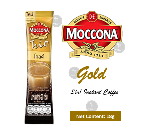 Moccona Trio Gold 3 in 1 Instant Coffee (20g) Authentic Thai Product ...