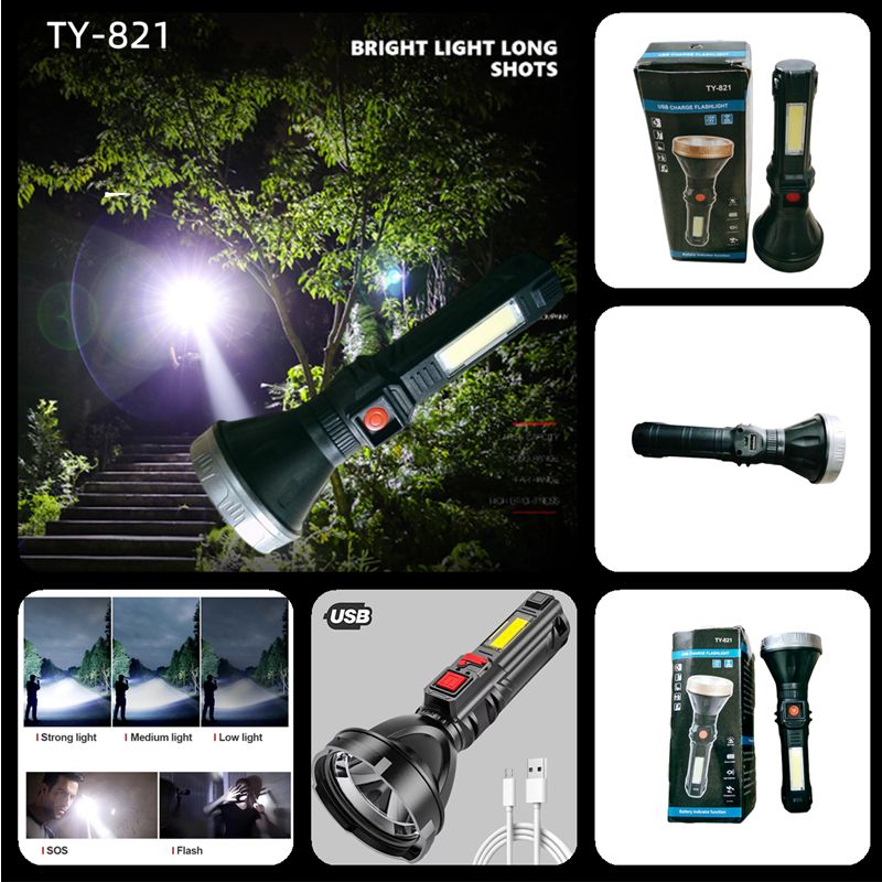 Multifunctional rechargeable LED bulb flashlight,/TY 821 USB FLASH ...