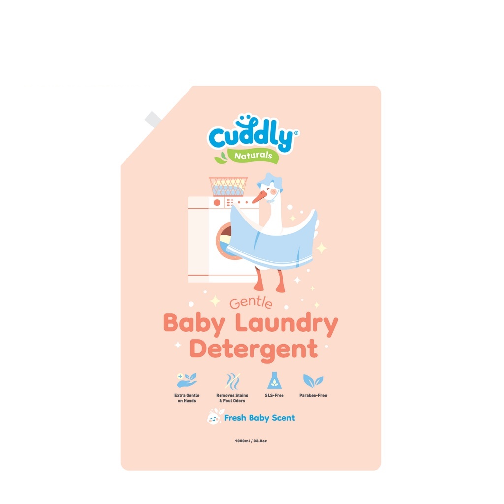 Cuddly Naturals Baby Laundry Detergent 1L Fresh Baby Scent | Lazada PH