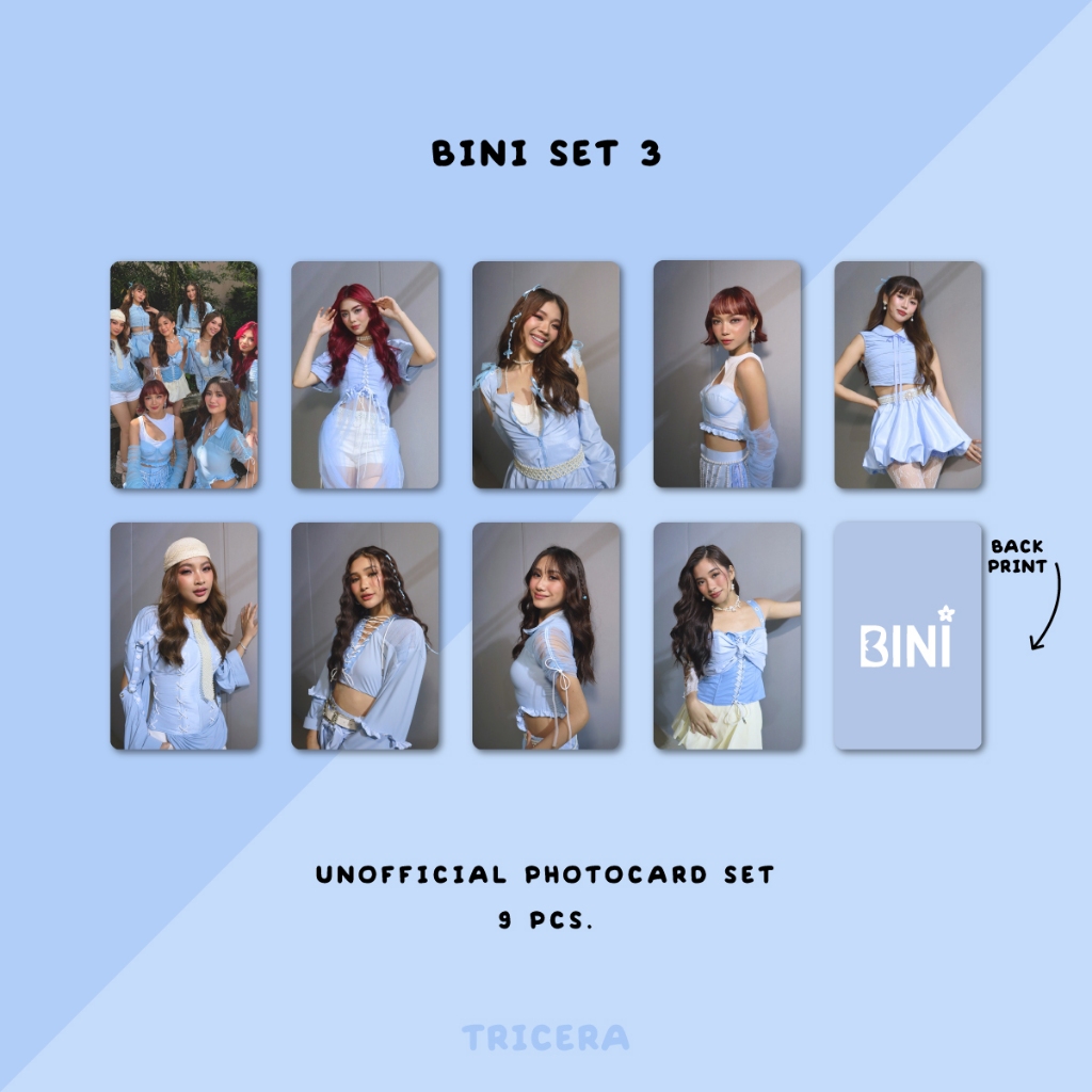 BINI Unofficial Photocard Set | Lazada PH