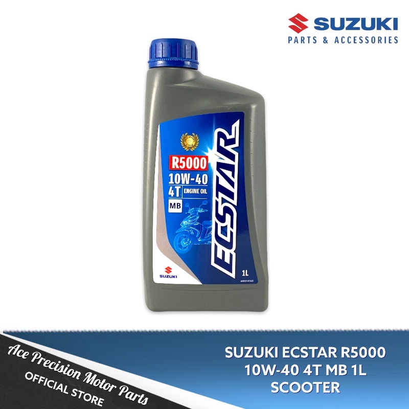 SUZUKI GENUINE OIL ECSTAR R5000 10W-40 1L MB durable | Lazada PH