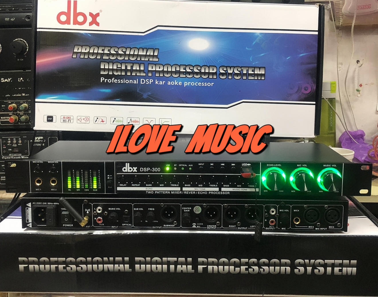 DBX DSP300 front-end digital effect Built-in FBX Echo effect Built-in 5 ...