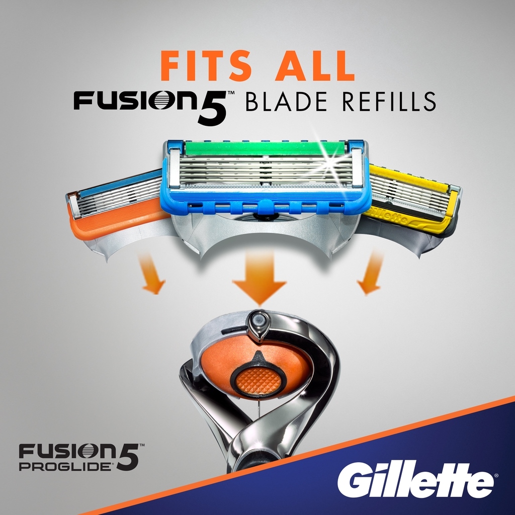 Gillette ProGlide Bundle Pack 1 Handle 4 Refills 1 FREE Blade cover ...