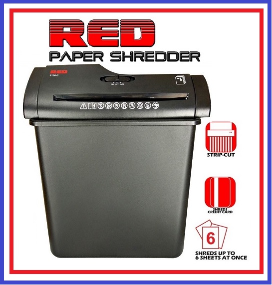 PAPER SHREDDER, Strip Cut type, Paper Cutting Paper Machines, card ...