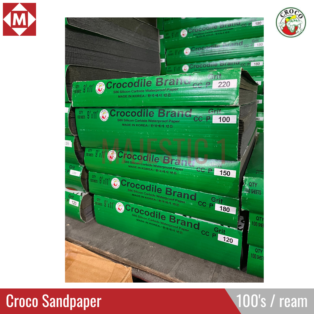 CROCO Sandpaper 100 Sheets / Ream Sand Paper | Lazada PH