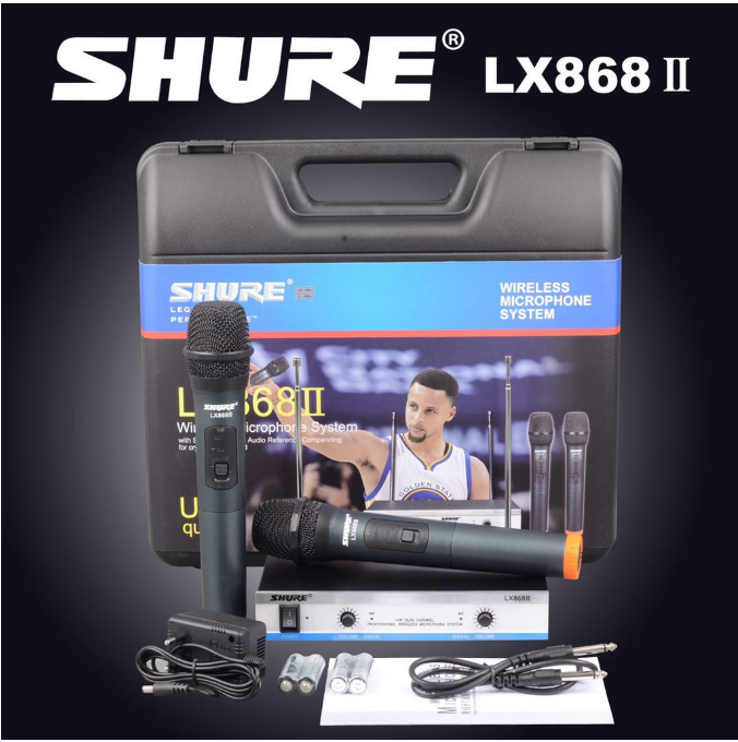Shure LX-868 II Wireless Microphone Handheld Home KTV Singing Stage ...