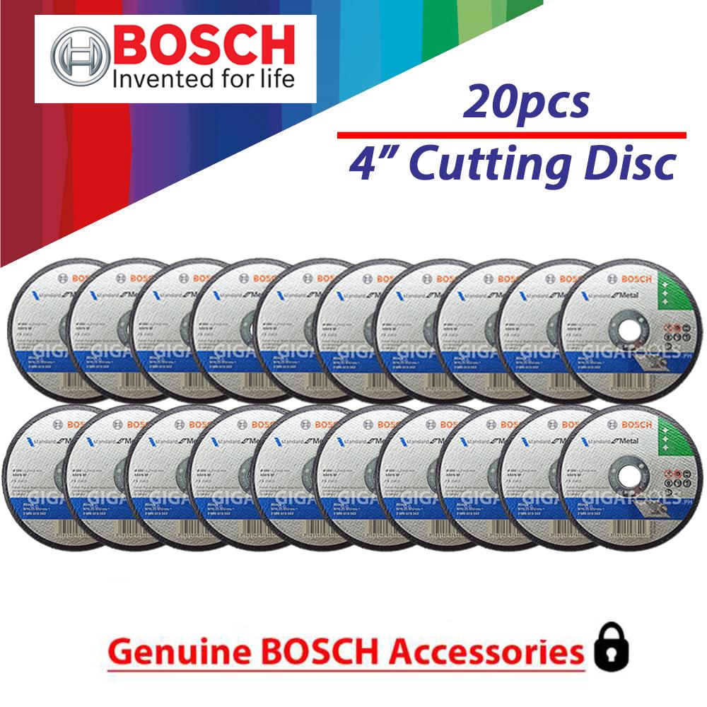 Bosch Cutting Disc 4-inch for Metal 20pcs ( 20's ) ( 2608619343 ...