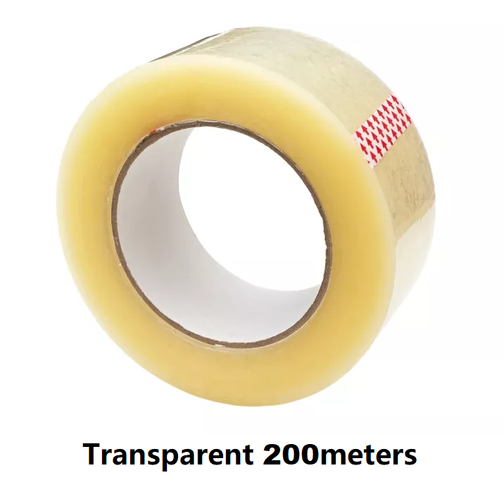 200m Wide Fragile Transparent Tape Big Roll Sealing Tape Long Express ...