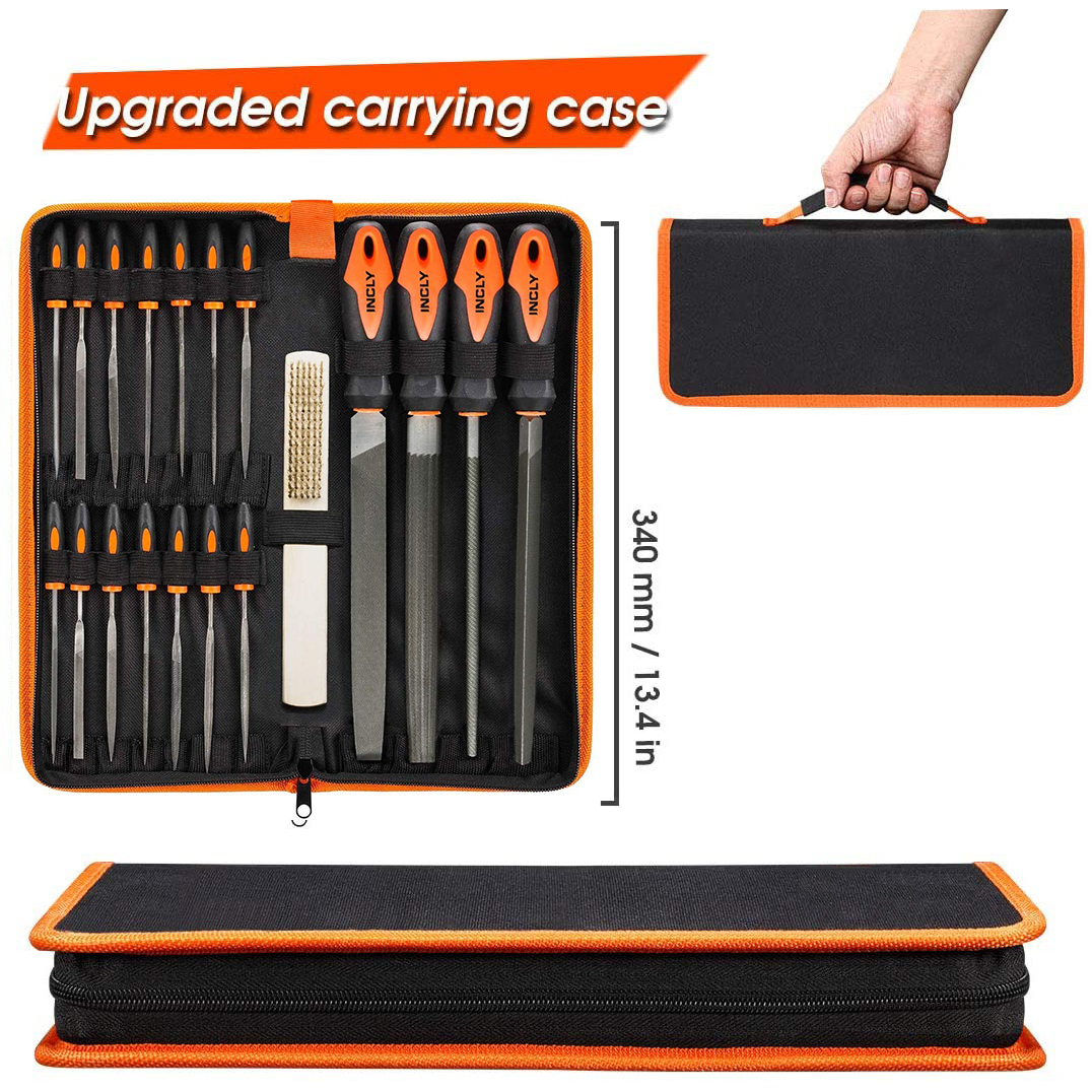 19pcs Woodworking Files Rasp Needle Kit Setsmall Wood Hand File Kits ...