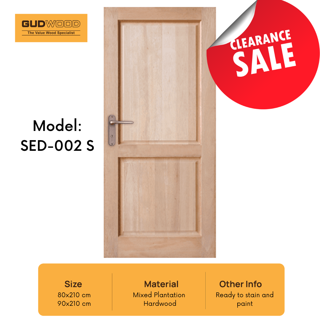 CLEARANCE SALE Matimco Gudwood Solid Engineered Wood Door 80x210 ...