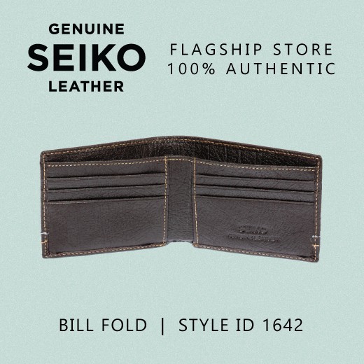 【Ready Stock】 Seiko Wallet Genuine Leather Billfold Original Authentic ...