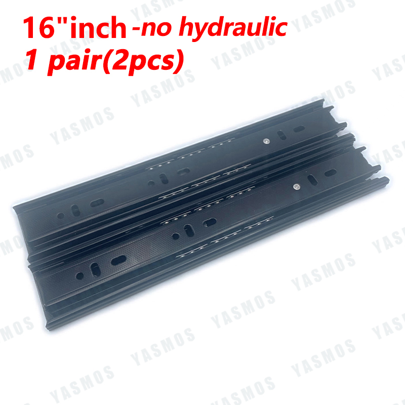 Drawer Slides Set Hydraulic Drawer Slides Silent Cabinet Rails Push ...