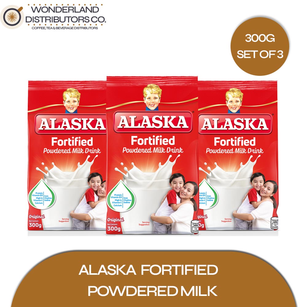 Alaska Fortified Powdered Milk Drink 300g | Set of 3 | Lazada PH