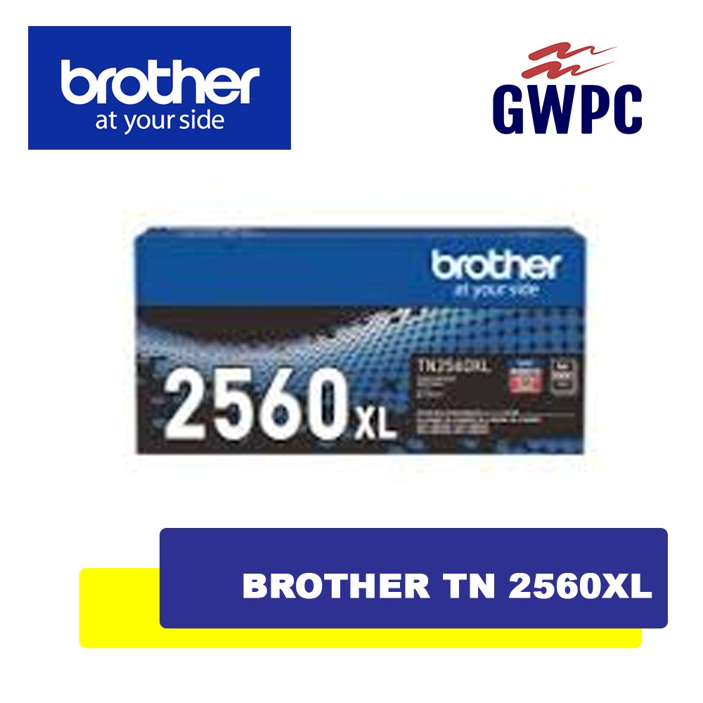 Brother TN-2560 TN- 2560XL DR-2560 Genuine Toner Cartridge Black For L2460dw and L2640dw TN2560 ...