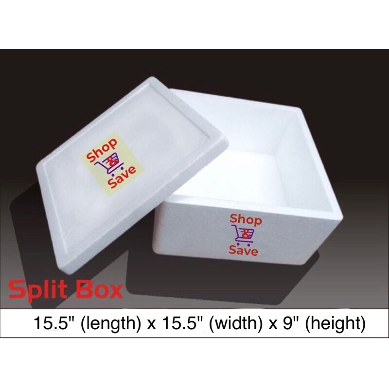 STYRO BOX / HALF LAYER SPLIT ICE CHEST STYROFOAM | Lazada PH