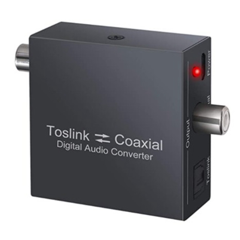 Bi-Directional Coaxial Converter,Optical SPDIF Toslink to Coaxial ...