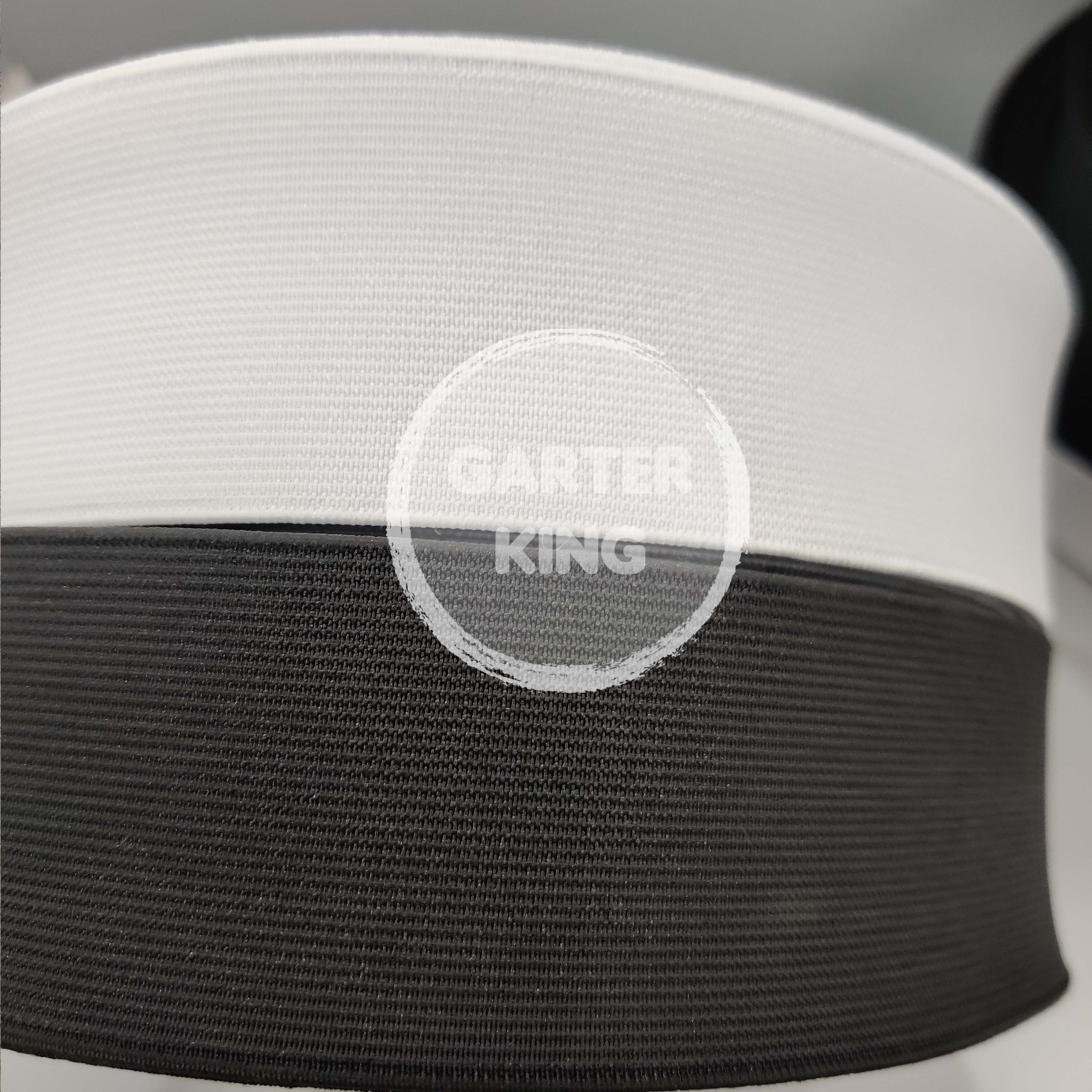 2 INCH LOOM GARTER 36 yards per roll THICK - WHITE AND BLACK | Lazada PH