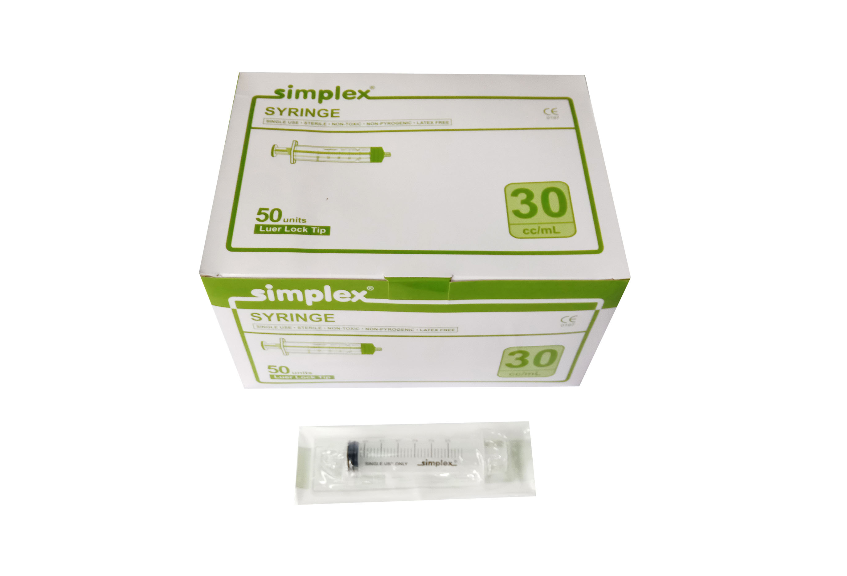 SIMPLEX Disposable Syringe 30cc/ml 1 Syringe | Lazada PH