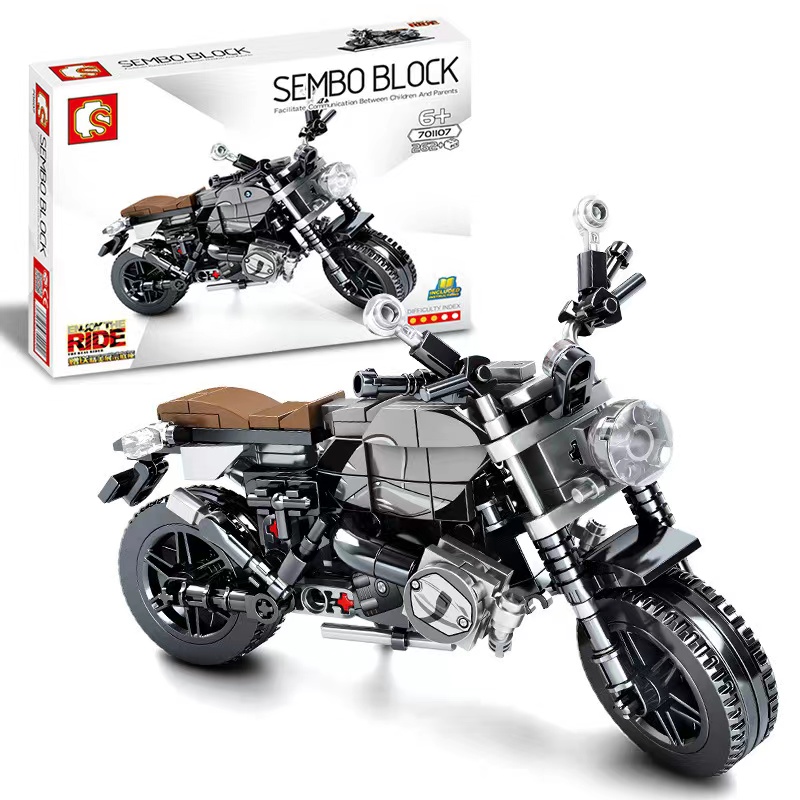 *alloy toy*LEGO Compatible Model Building Blocks Boy Motorcycle ...