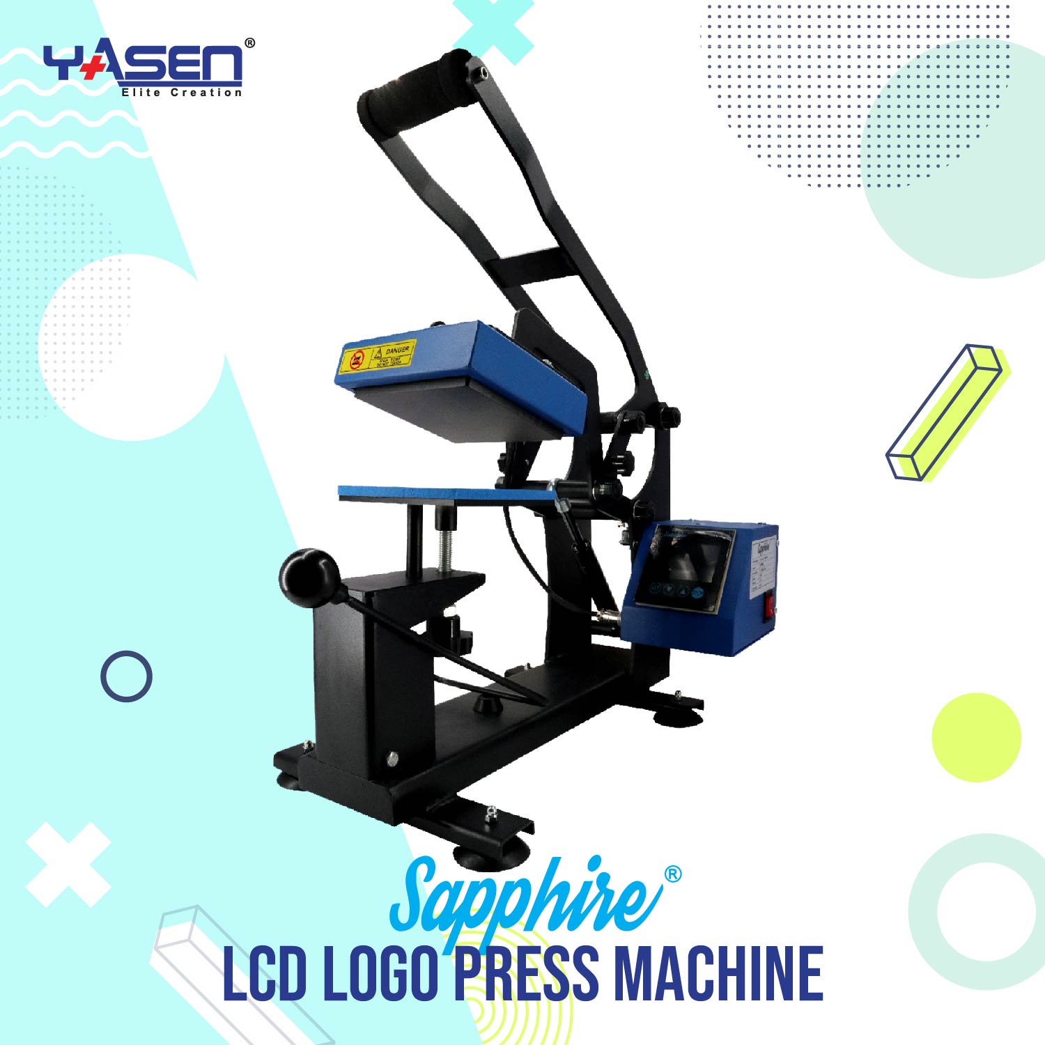 Sapphire LCD Logo Press Machine (Logo Press Machine / Heat Press for ...