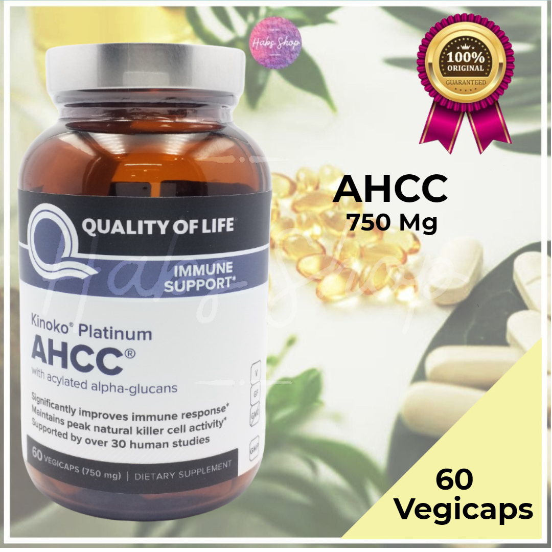 Quality of Life Labs Kinoko Platinum AHCC 750 mg 60 Vegiecaps | Lazada PH