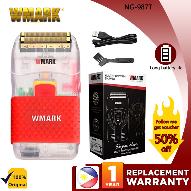 WMARK NG-987T Transparent Shaver Hair Clipper Men's beard trimmer ...