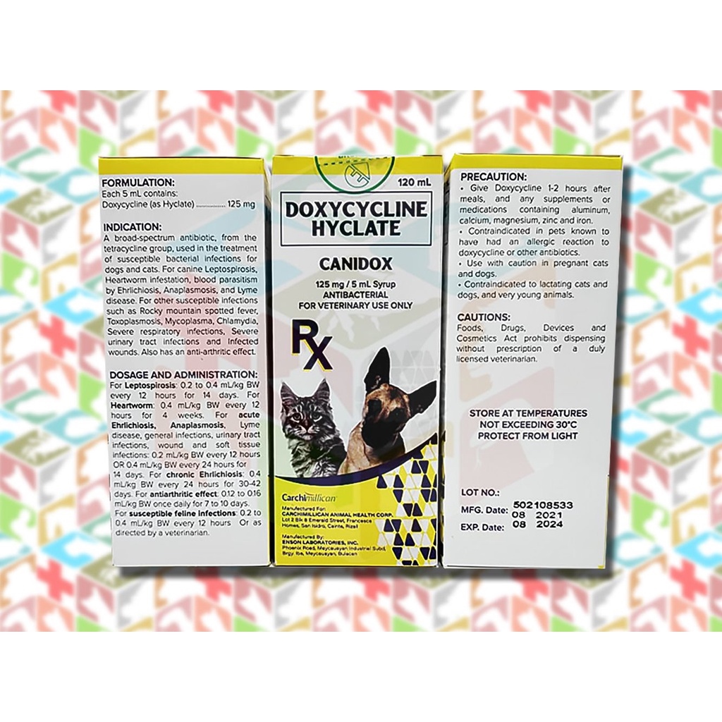 Monodox / Canidox for Dogs Cats Liquid 120ml Liquid Cani | Lazada PH
