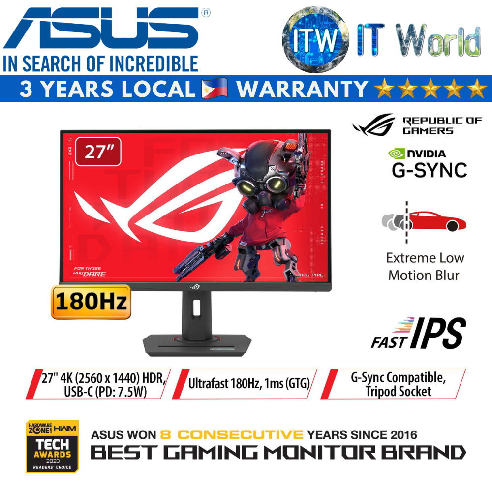 Itw | ASUS ROG Strix XG27ACS USB Type-C Gaming Monitor – 27-inch ...