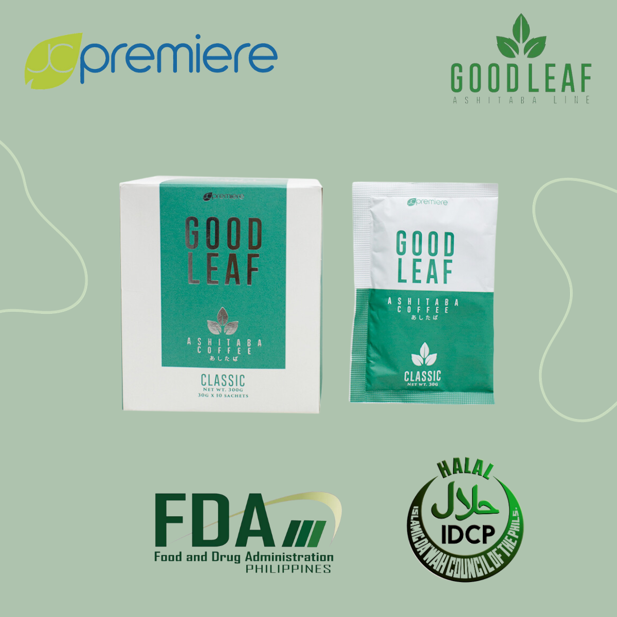 Good Leaf Ashitaba Instant Coffee Classic 10 Sachet / 1 Box | Lazada PH