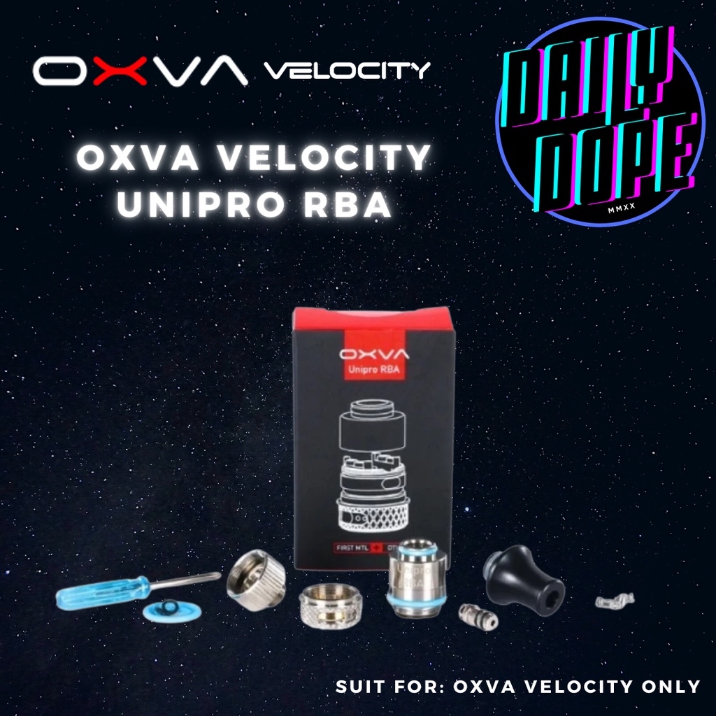 VAPER {Legit} Oxva Velocity RBA Unipro Rebuildable AUTHENTIC! | Lazada PH