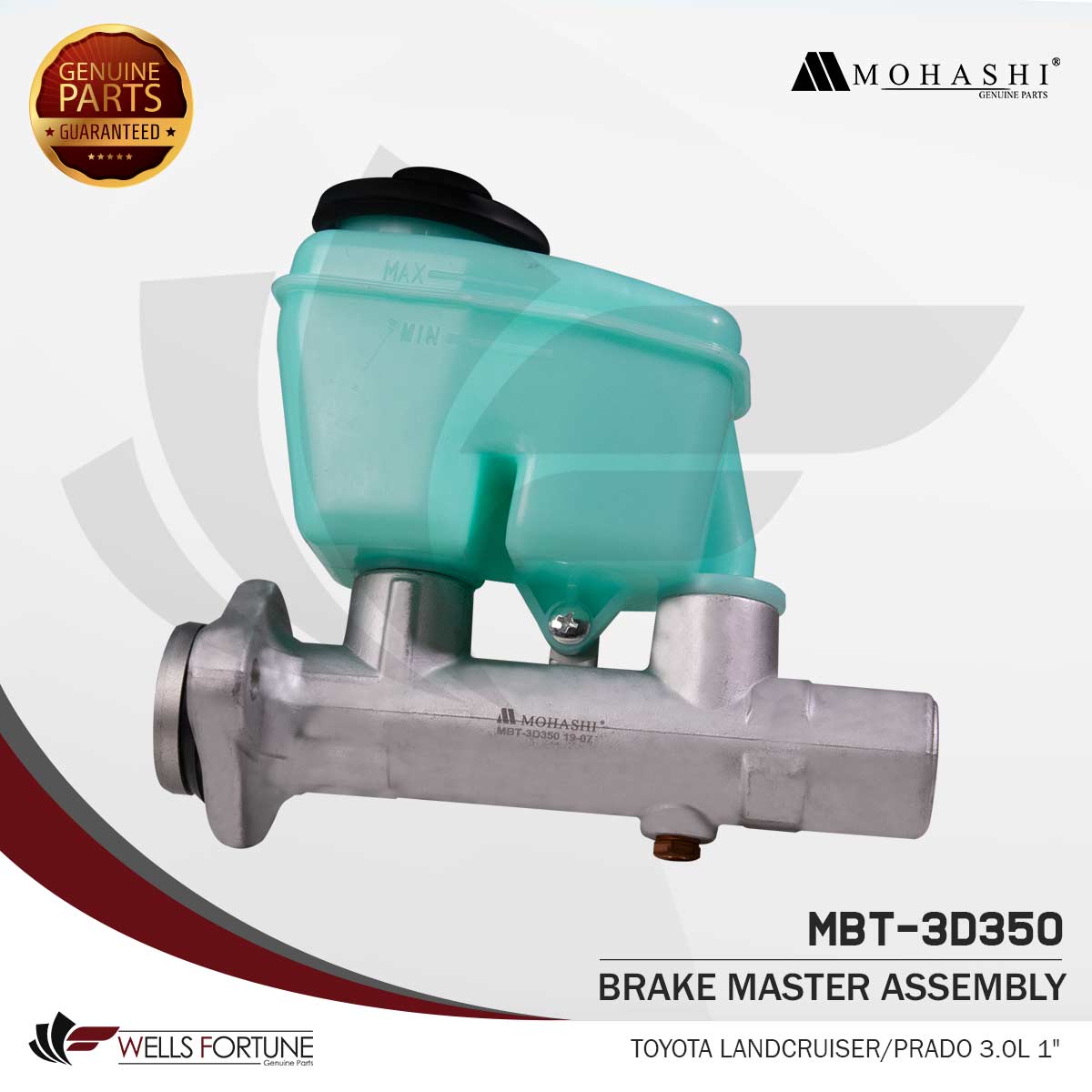 TOYOTA LANDCRUISER PRADO 3.0L 1" BRAKE MASTER ASSEMBLY MOHASHI 47201 ...