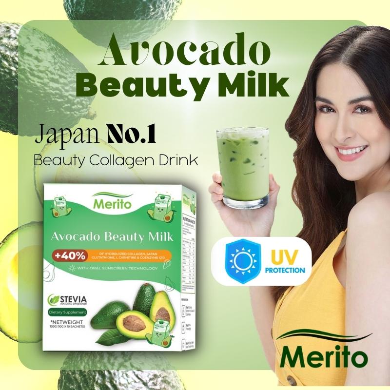 Merito Avocado Milk Collagen Drink Gluthatione Effective Slimming ...
