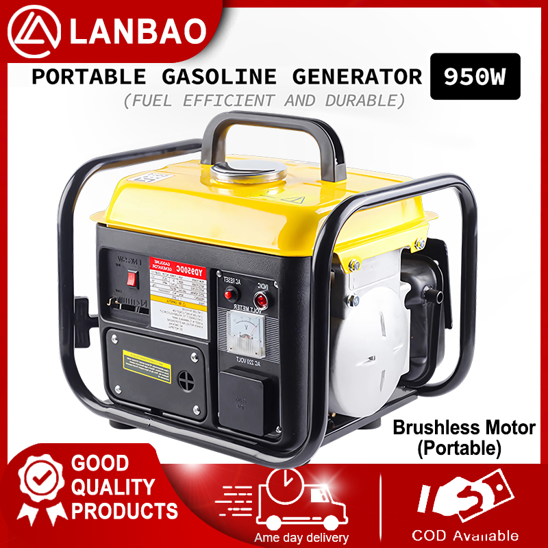 Portable Gasoline Generator Set 950W High-power 220V 60HZ Household ...