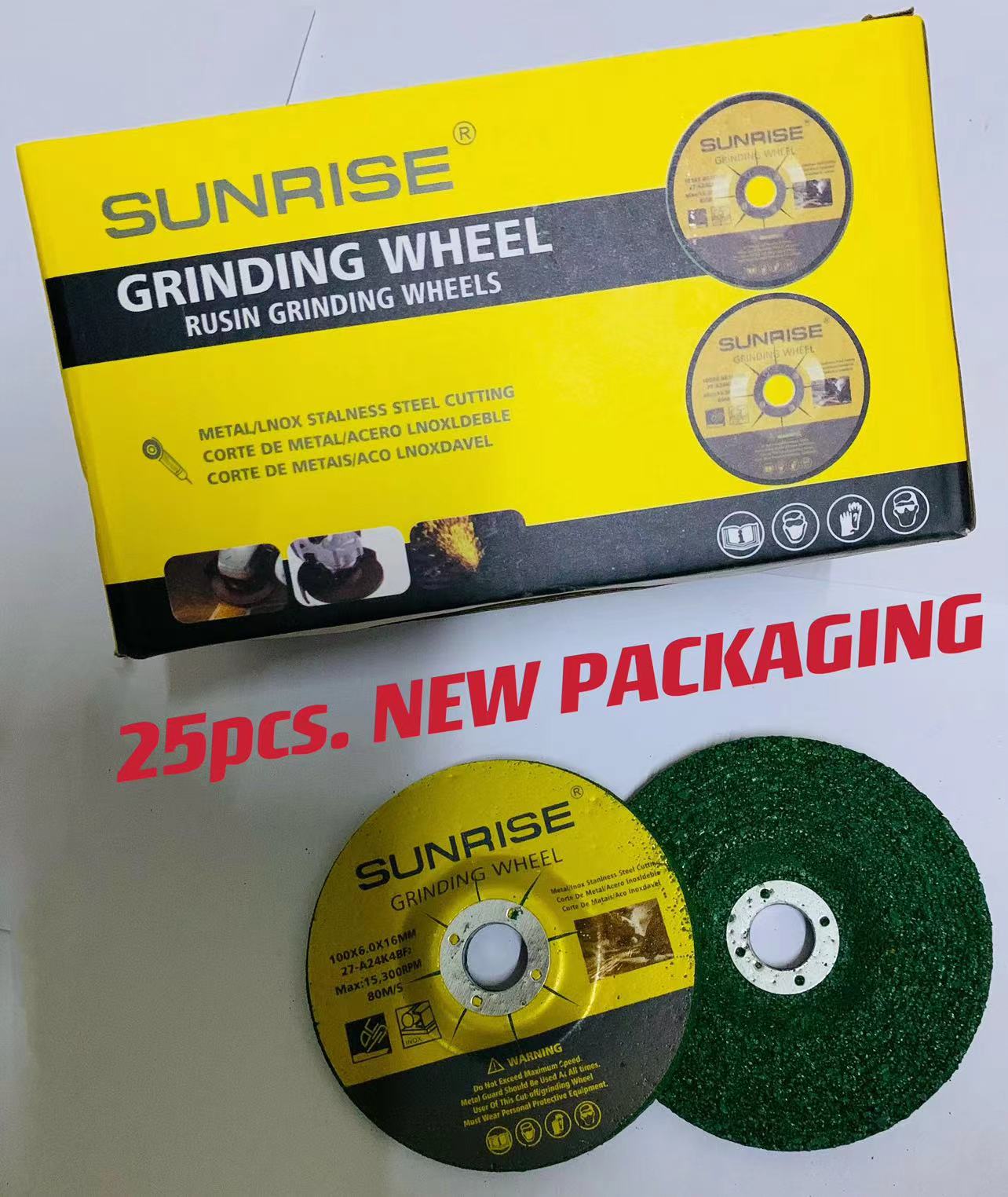 Sunrise GRINDING WHEEL 4" INCH. (PER BOX) 25pcs. | Lazada PH
