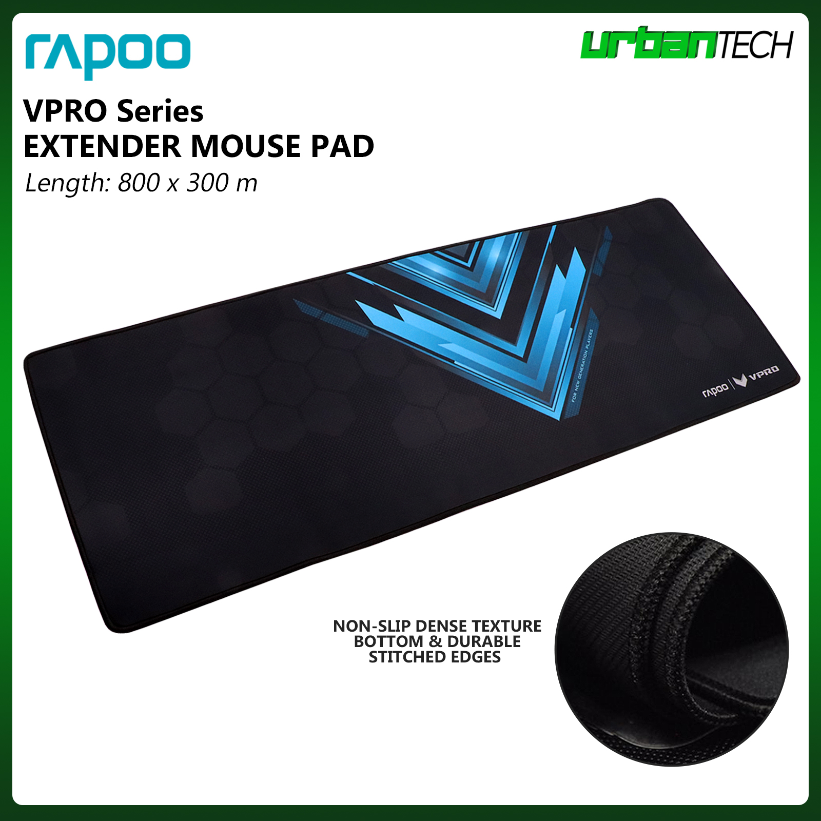 RAPOO VPro Long Extender Mouse Mat 3MM Gaming Mouse Pad | Lazada PH
