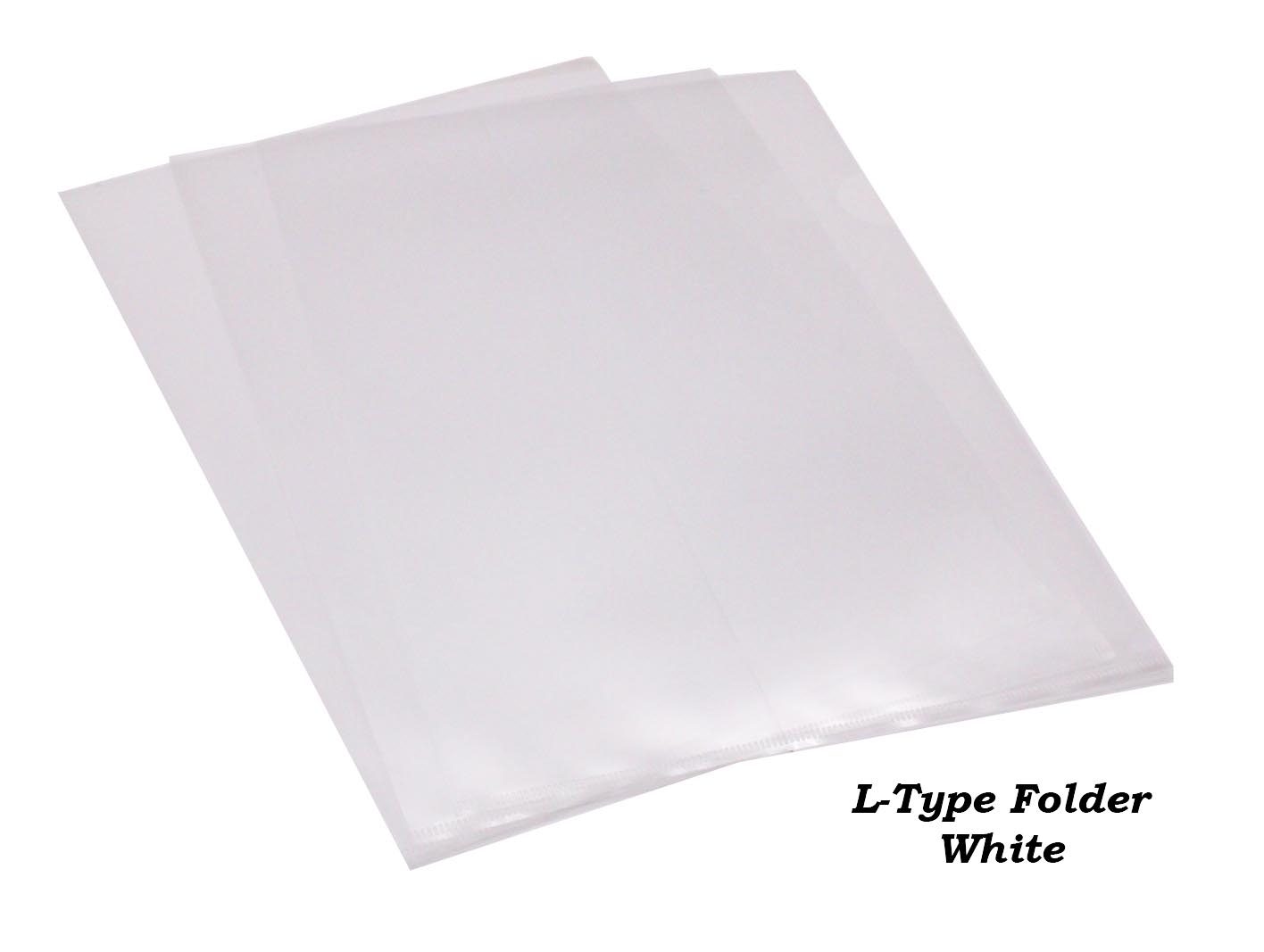 1 Piece Transparent Document Plastic L-type Folder Size Long | Lazada PH