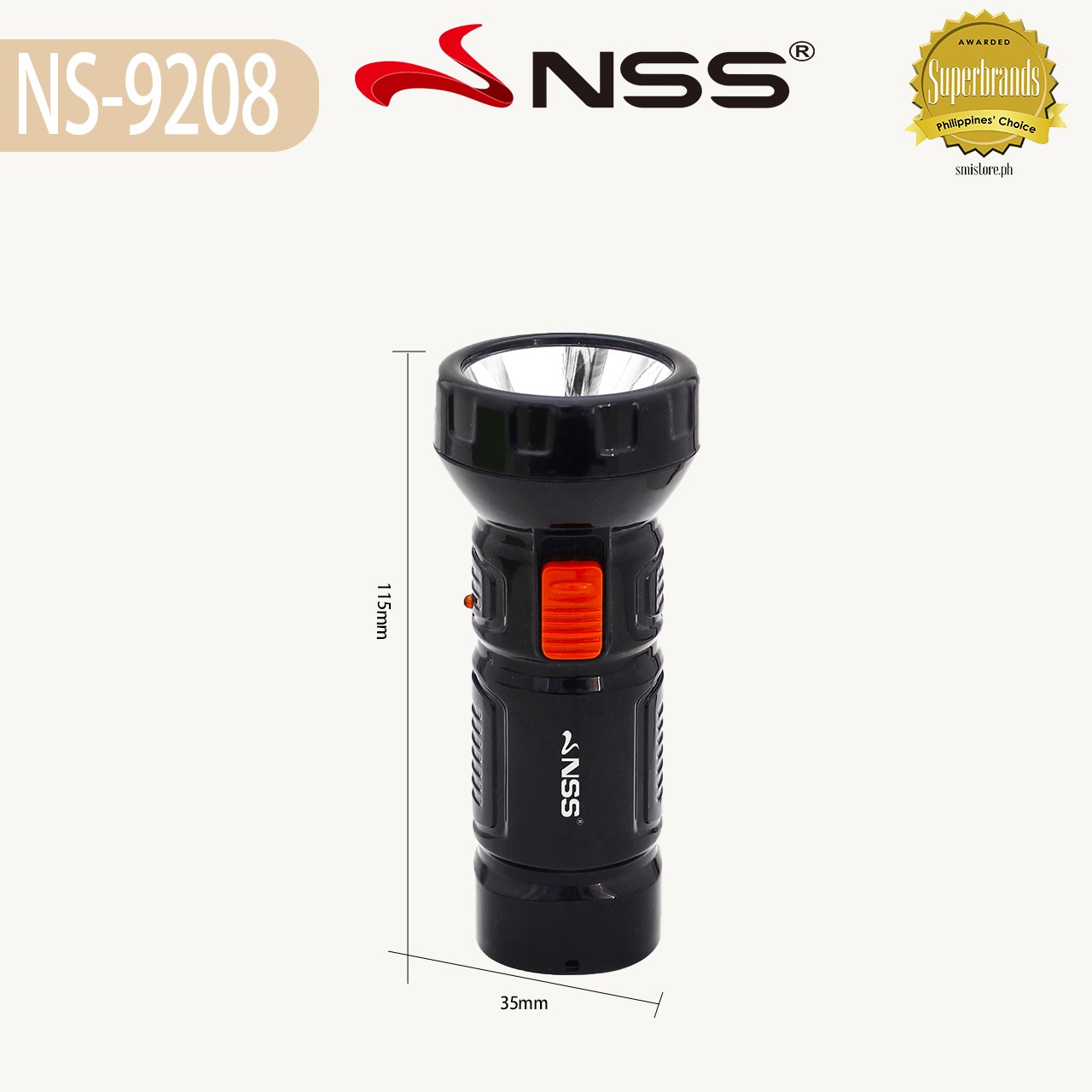 Nss flashlight handy light hand carry torch light emergency ...