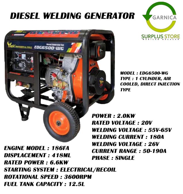 EAGLE Diesel Welding Generator | Lazada PH