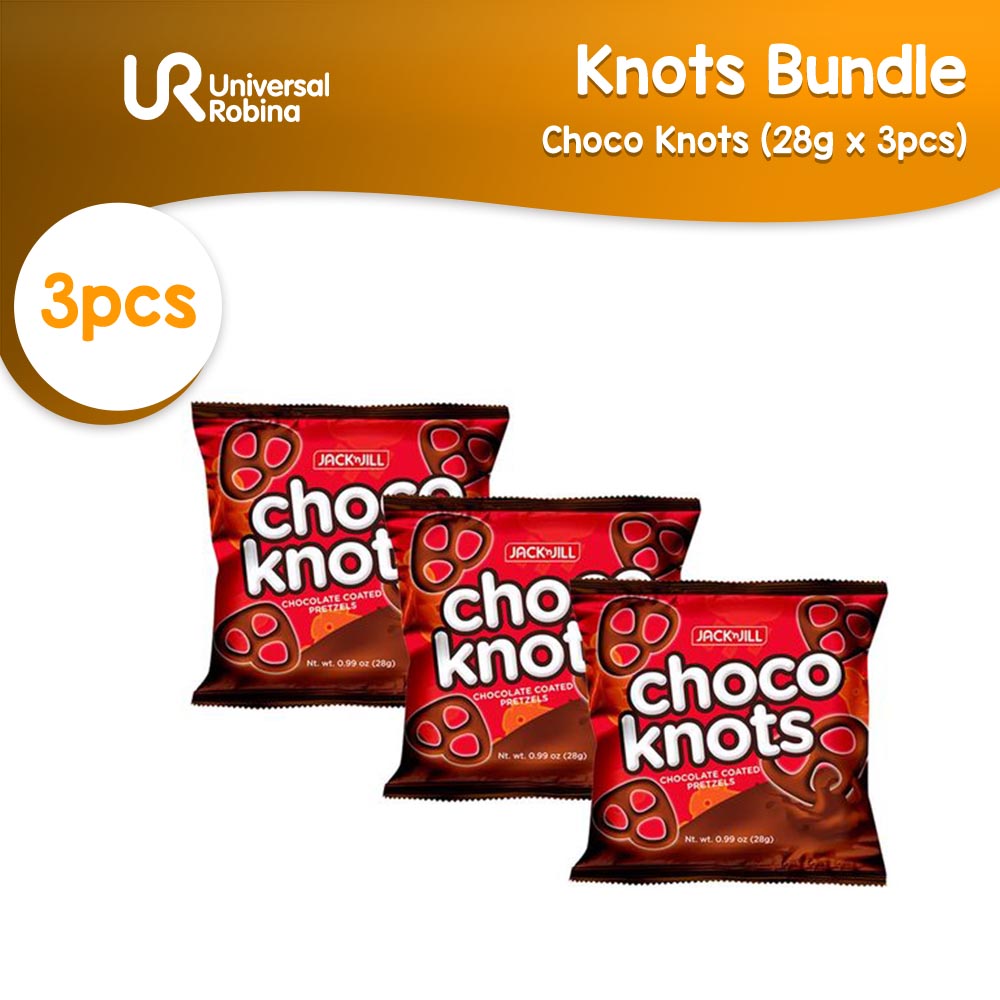 Jack 'n Jill Choco Knots 28g - Pack of 3 | Lazada PH