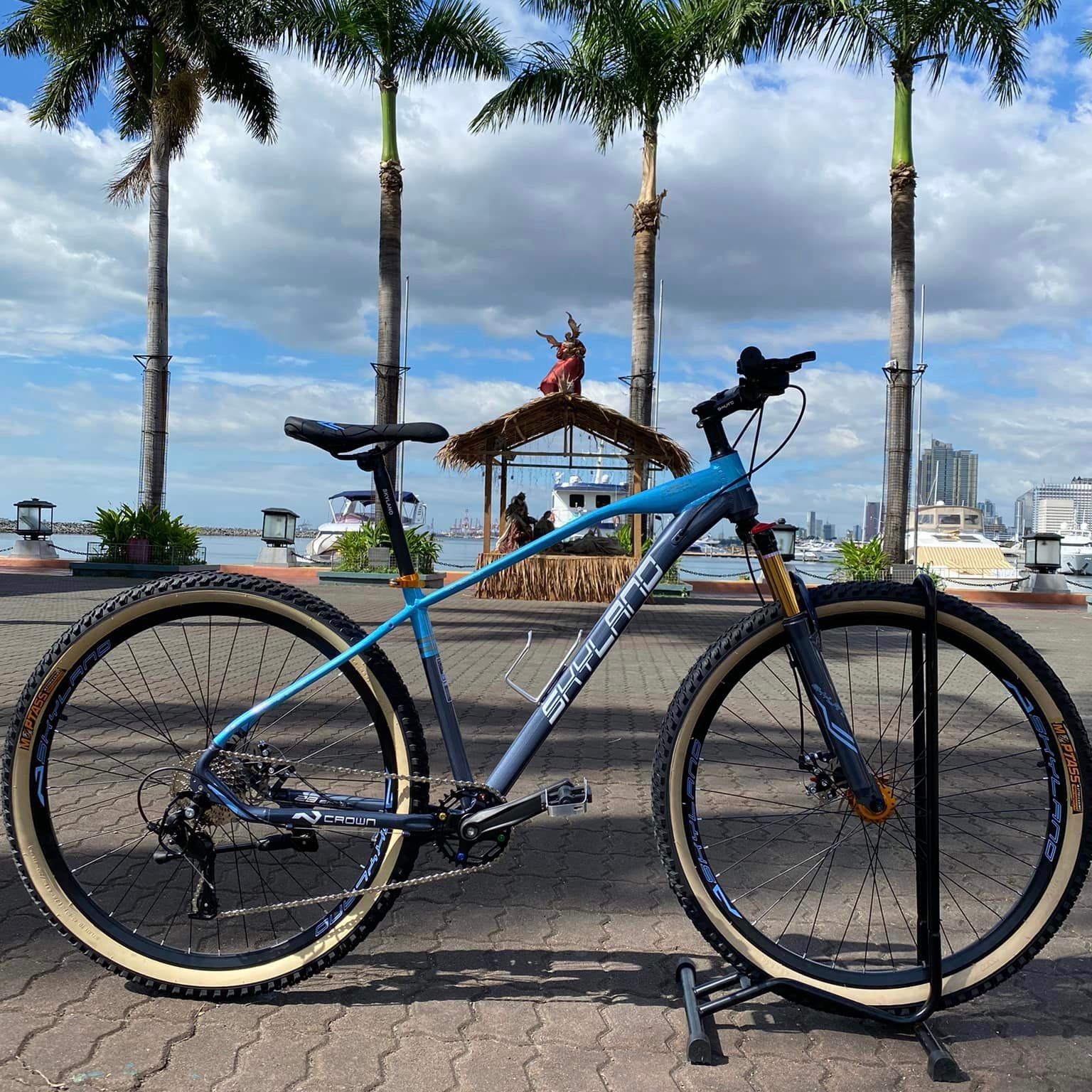 SIZE 29" SKYLAND CROWN STORM ALLOY MOUNTAIN BIKE 1X9 SPEED MEDIUM FRAME ...