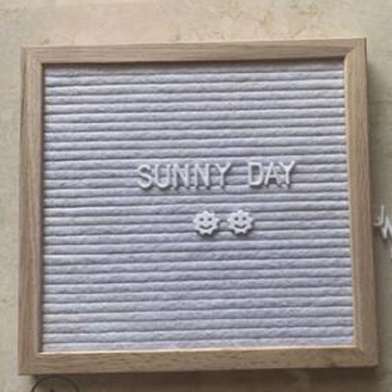 SL 10*10Inch Letter Board Felt Message Board Felt Decoration Message ...