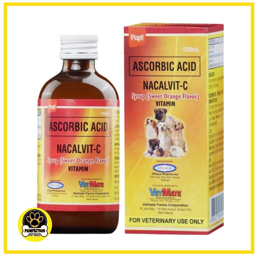 Papi Nacalvit-C for all Dogs, Cats and Small Pets (120ml) | Lazada PH