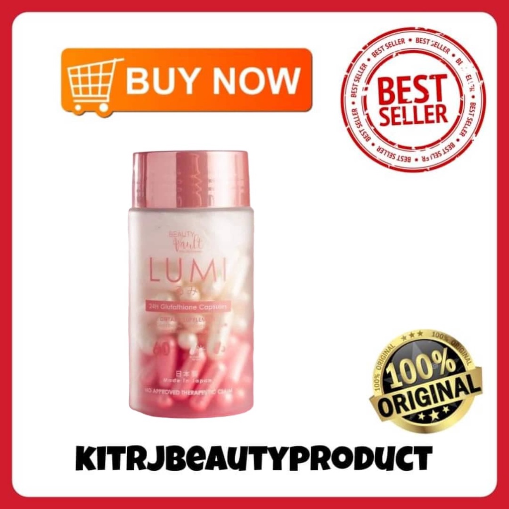 Original Effective LUMI 24H Glutathione Capsules Whitening by Beauty ...