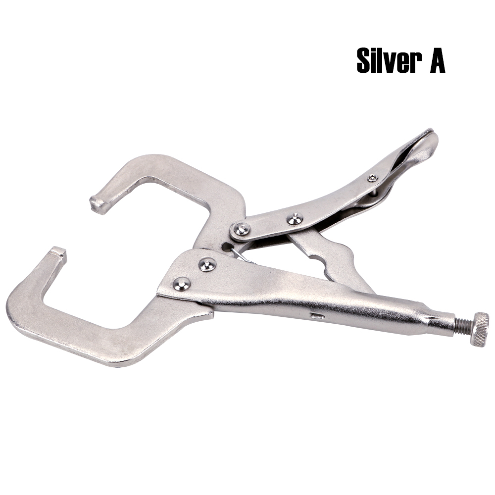 Grip Vise Lock Jaw Swivel C Clamp weld Clip Woodwork Pad Wood Work ...