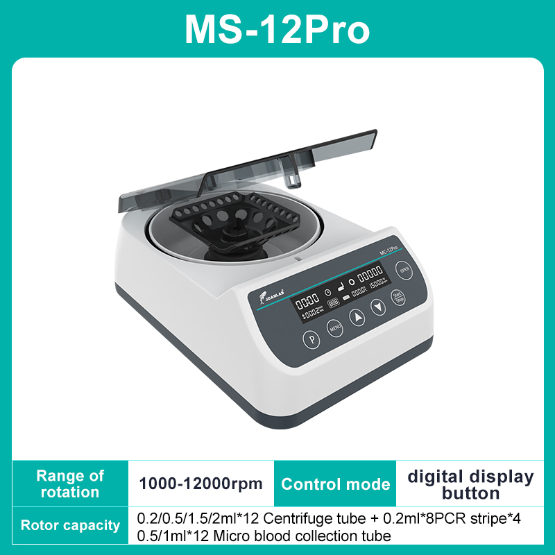 Joanlab Pcr Centrifuge Machine Digital High-Speed Plasma Centrifuge Lab Microcentrifuge 4000rpm ...
