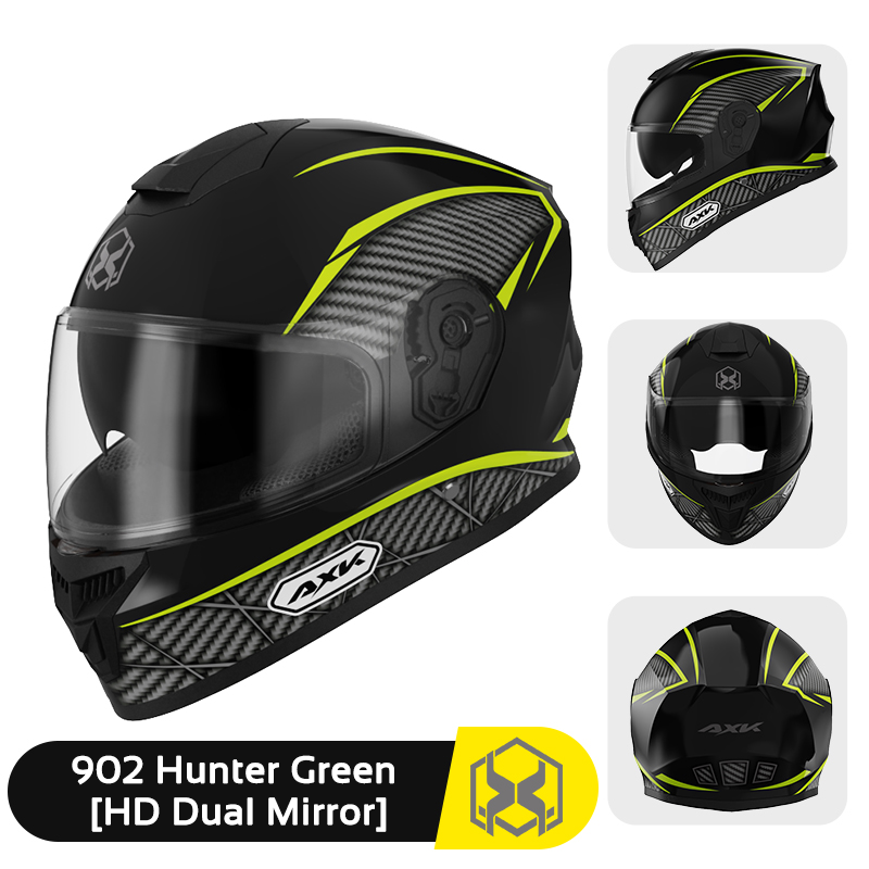 Motorcycle Helmet Full Face Dual Visor Anti-scratch and wind-proof full ...