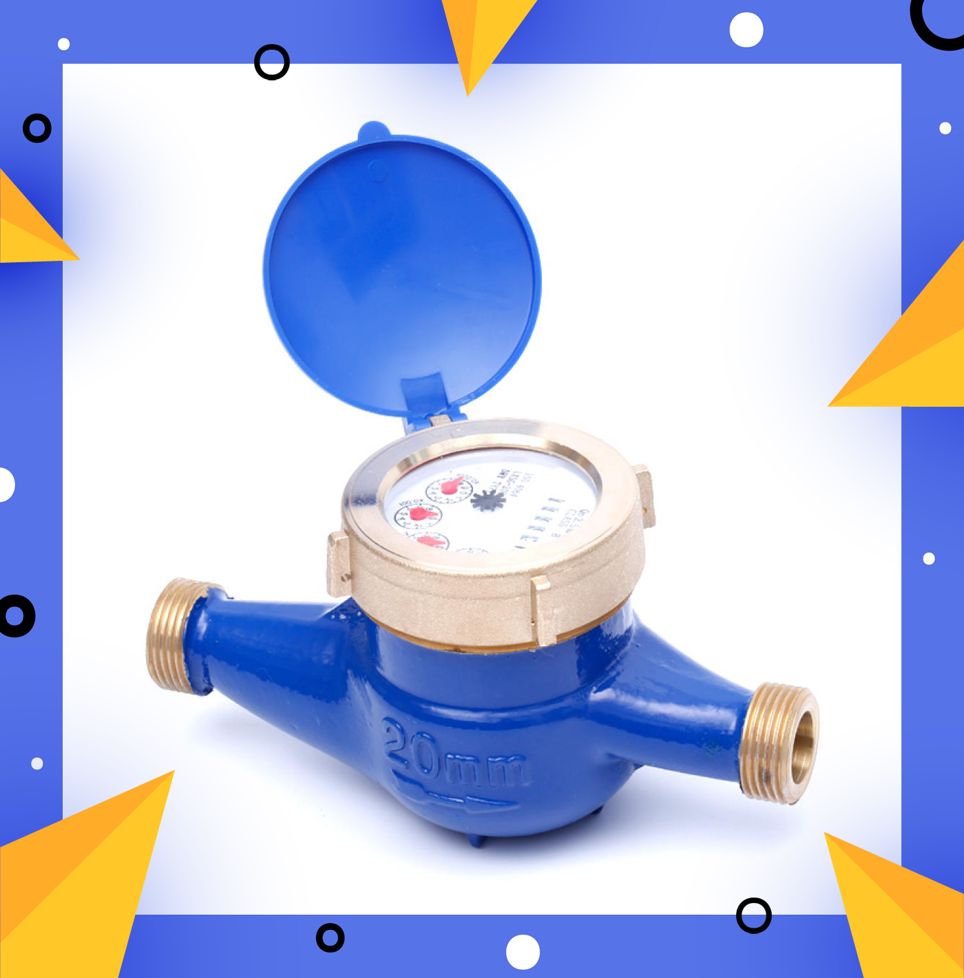 1 INCH Aqua Jet Water Meter (Brass) | Lazada PH